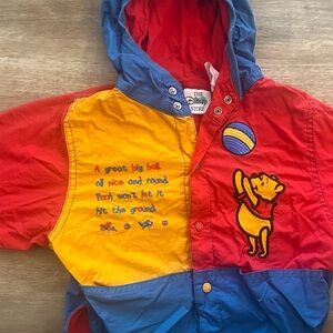 Disney | Jackets & Coats | Vintage Pooh Bear Baby Wind Jacket | Poshmark